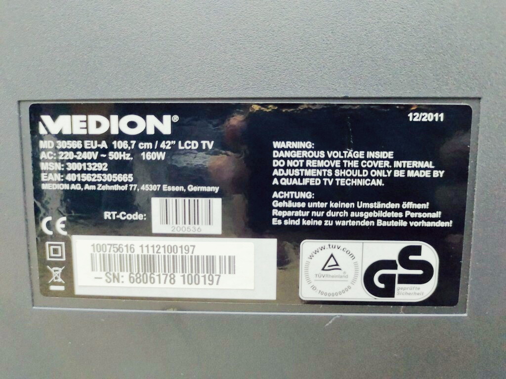 【ТБ 42 Medion MD 30566 LCD Full HD Smart TV】 купити за низькою ціною в ...